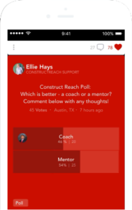 Connect with Construction Leaders on ConstructReach Social Channel