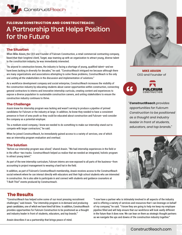 Success Story: Mike Arasin - Fulcrum Construction | ConstructReach